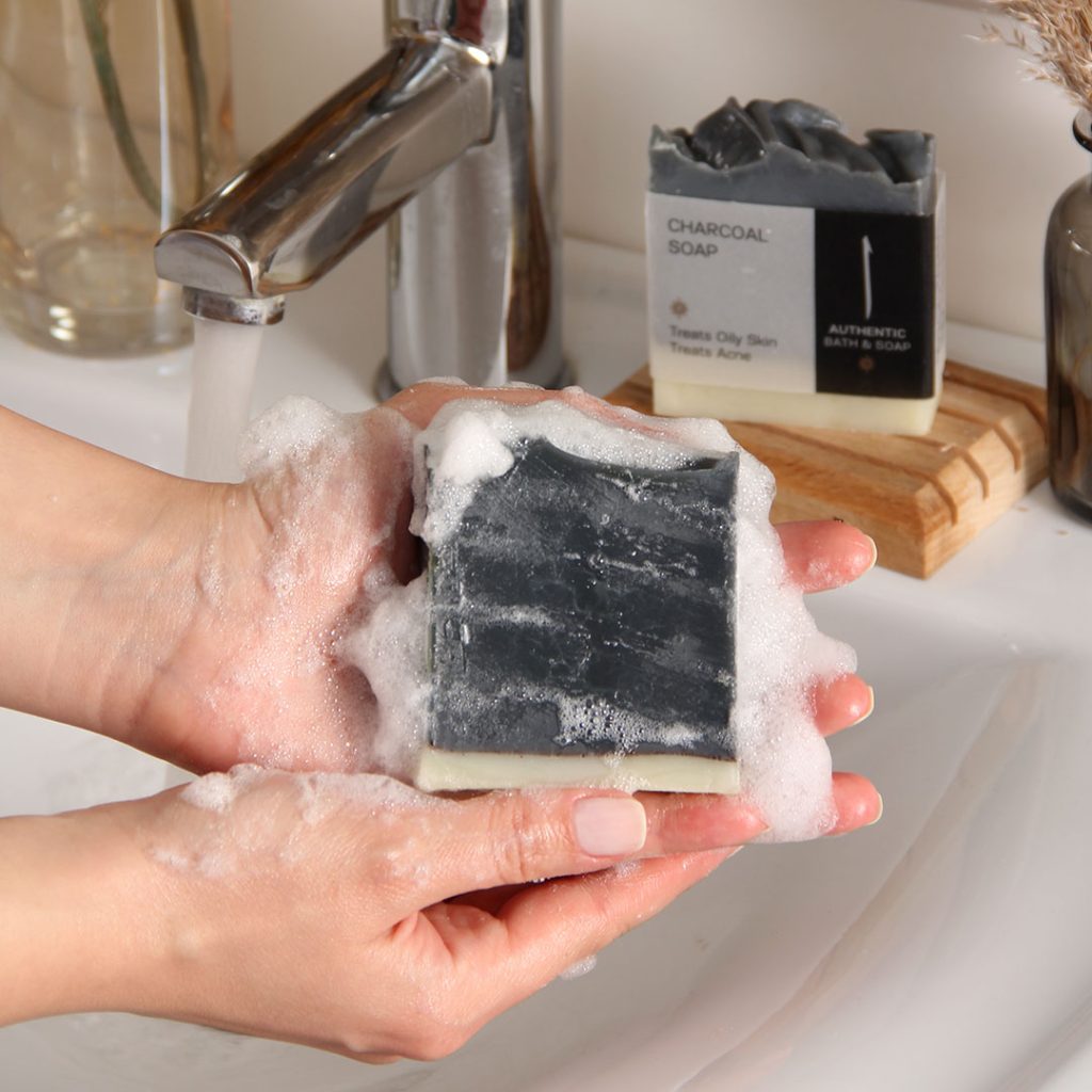 ACTIVATED CHARCOAL SOAP - Authentic Bath & Soap