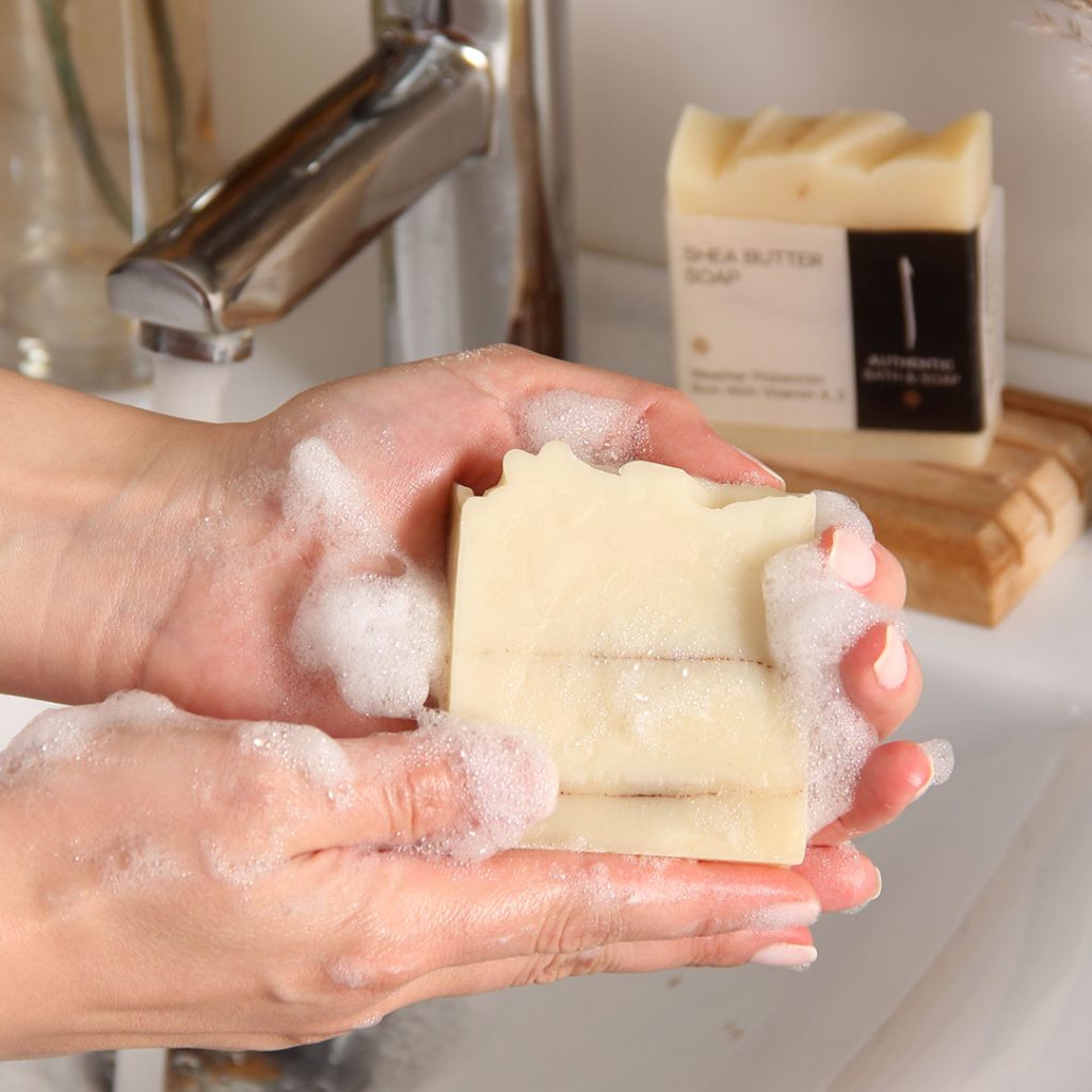 SHEA BUTTER SOAP - Authentic Bath & Soap